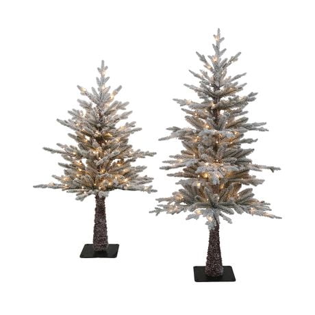 Flocked Christmas trees | Walmart Canada