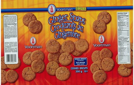 Voortman Ginger Snaps Cookies, 350 g - Walmart.ca