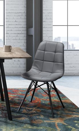 Click here for Topline Home Furnishings Grey Cushion Side Chairs... prices