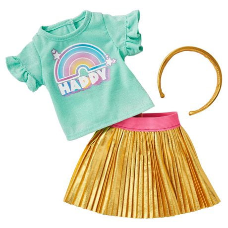 My Life As Mint & Metallic Gold Outfit for 18” Dolls, 3 Pieces ...