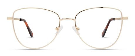 Rachel Zoe Womens Prescription Eyeglasses, Della, Gold, 53-17-140 ...