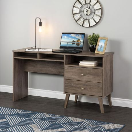 Click here for Prepac 55 In W X 29.5 In H X 18 In D Milo Desk Wit... prices