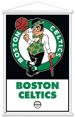NBA Boston Celtics - Logo 21 Wall Poster with Magnetic Frame, 22.375" x ...