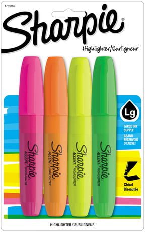 Sharpie Jumbo Highlighters, 4-Pack - Walmart.ca