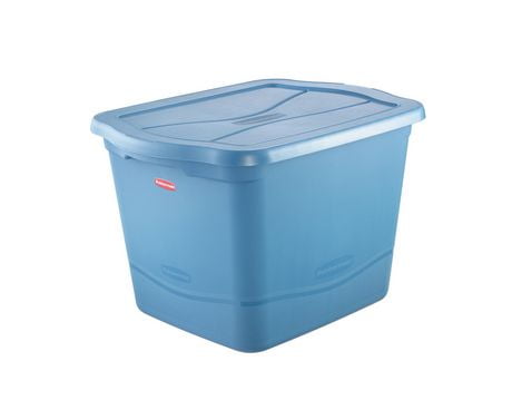 Rubbermaid 68L Storage Tote (Blue) | Walmart Canada