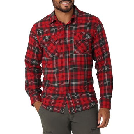 Wrangler Long Sleeve Flannel Shirt | Walmart Canada
