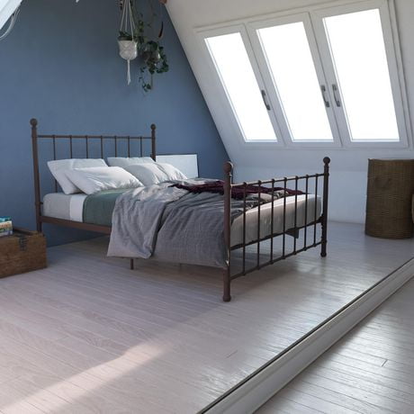 Click here for Dorel Brickmill Metal Bed Bronze Full prices