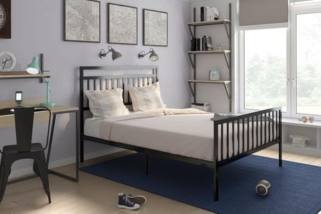 Click here for Dorel Jackson Modern Metal Bed Black Full prices