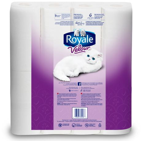ROYALE® Velour™ 2-Ply Bathroom Tissue | Walmart.ca