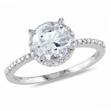Click here for Miabella Aquamarine And Diamond-Accent Sterling Si... prices
