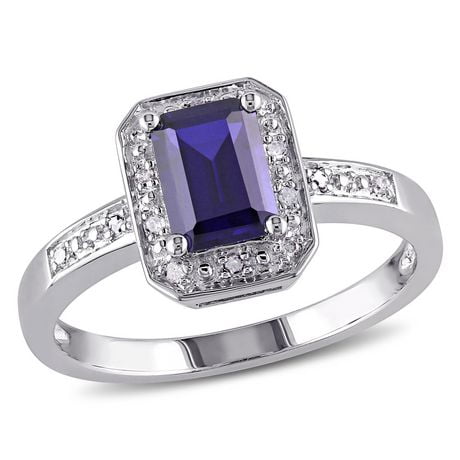 Click here for Miabella Created Blue Sapphire And Diamond-Accent... prices