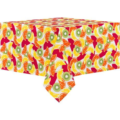 HOMETRENDS FRUIT FABRIC TABLECLOTH 60"X102" - Walmart.ca