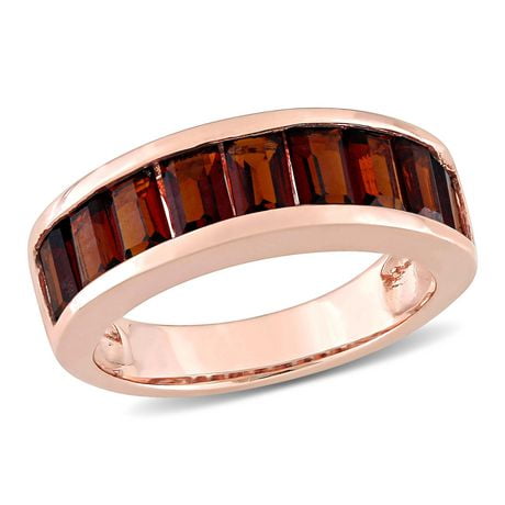 Click here for Miabella 3-1/3 Carat T. G.W. Garnet Rose-Plated St... prices
