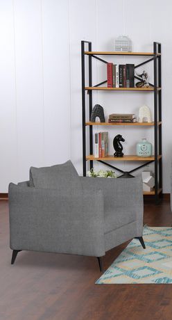 Click here for Topline Home Furnishings Grey Accent Chair Grey prices
