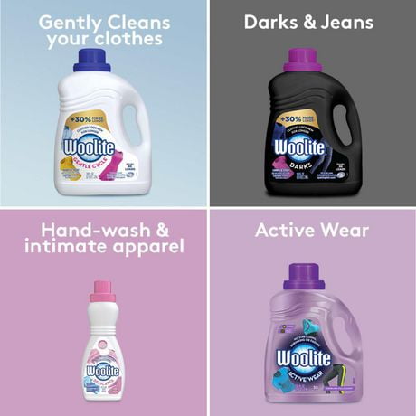 Woolite Darks, Laundry Detergent, Mega Value Pack, 2.96 L, With Colour ...