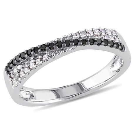Click here for Asteria 1/4 Carat T. W. Black And White Diamond St... prices