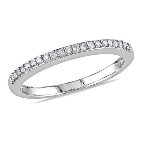 Click here for Miabella 1/10 Carat T. W. Diamond 10 K White Gold... prices