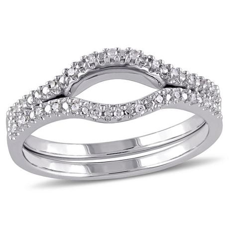 Click here for Miabella 1/10 Carat T. W. Diamond Sterling Silver... prices