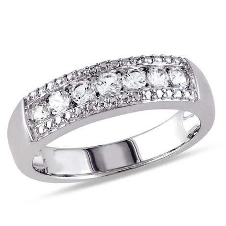Click here for Miabella 5/8 Carat T. G.W. Created White Sapphire... prices