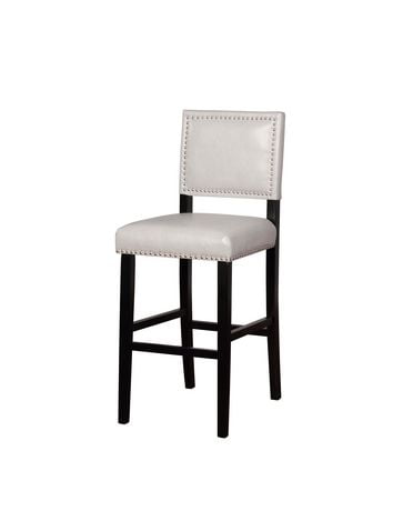 Click here for Linon Garland Dove Gray Bar Stool Black # prices
