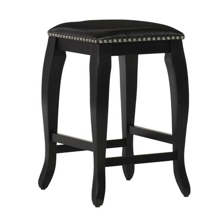 Click here for Linon Mesa Black Square Top Counter Stool Black # prices