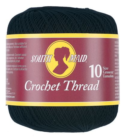 Click here for Red Heart South Maid D54t Size # 10 Black prices