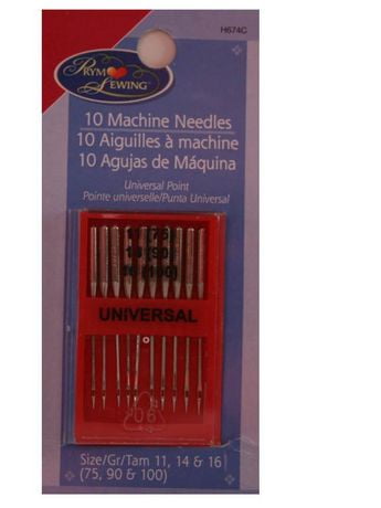 Prym Sewing Universal Machine Needle, Assorted Sizes | Walmart Canada