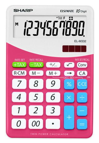 SHARP ELM332BPK Desktop Calculator | Walmart Canada