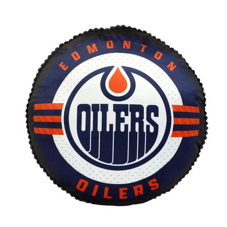 NHL Edmonton Oilers Puck Pillow, 20" - Walmart.ca