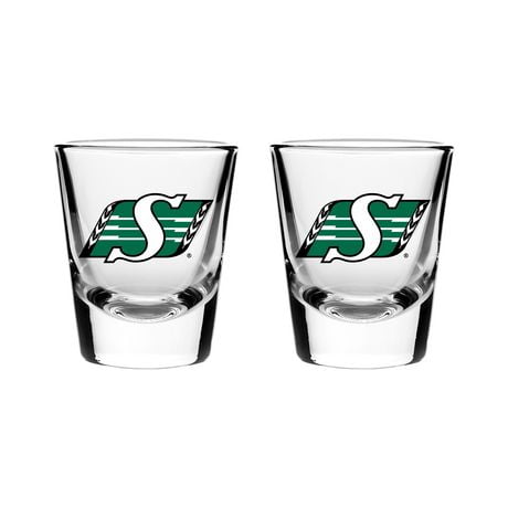 Click here for Cfl The Sports Vault 2Pk Shot Glass Set Saskatchew... prices