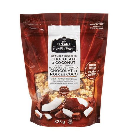 Our Finest Granola Clusters Chocolate & Coconut Cereal | Walmart.ca