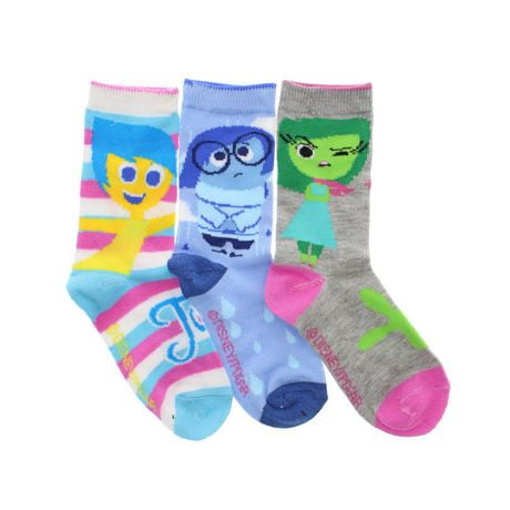 Disney/Pixar's Inside Out Girls Socks (3 Pairs) | Walmart Canada