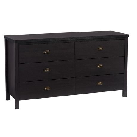 Click here for Corliving Boston 6 Drawer Dresser Black prices