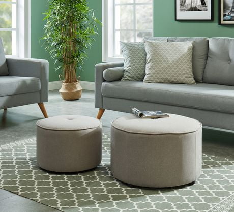 Click here for Worldwide Homefurnishings Inc 2 Pc Ottoman Set Bei... prices