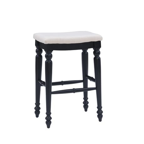 Click here for Linon Hunter Black Backless Bar Stool Black # prices
