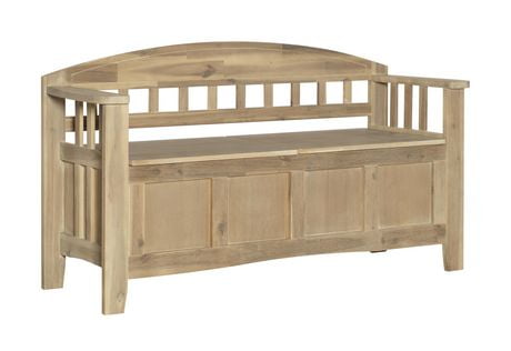 Click here for Linon Paloma Storage Bench Natural Wash # prices