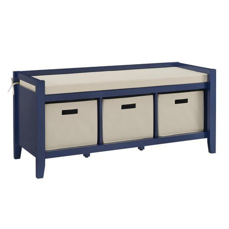 Dallas Navy Entryway Bench | Walmart Canada