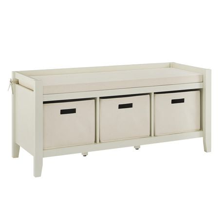 Click here for Linon Dallas Cream Entryway Bench White Swan Cream... prices