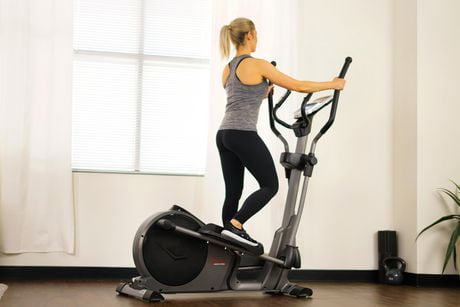 Sunny Health & Fitness Magnetic Elliptical Trainer Elliptical Machine w ...