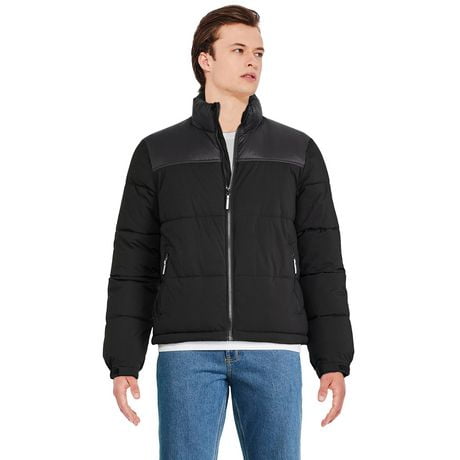 George Men's Colour Blocked Puffer Jacket - Walmart.ca