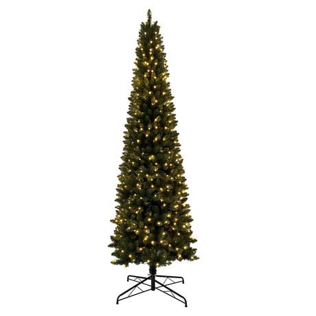 Holiday Time 9' Pre-Lit Dustin Fir Christmas Tree - Green - Walmart.ca