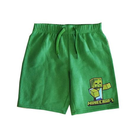 Click here for Boys Minecraft Zombie Shorts Green Xs prices