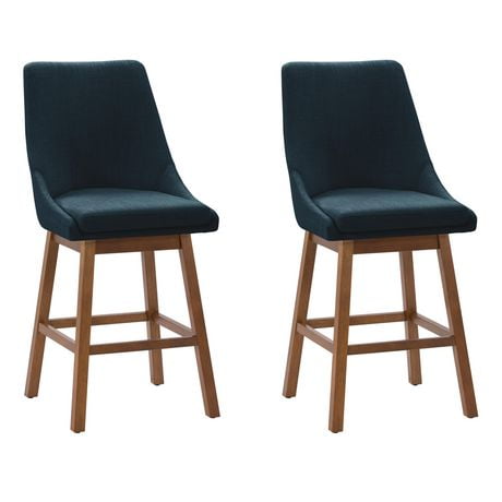 Click here for Corliving Boston Formed Back Fabric Barstool  Set... prices