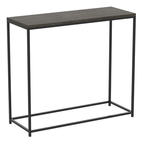 Click here for Safdie & Co. Console Table 31L Dark Grey Wood Blac... prices