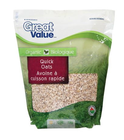 Avoine biologique à cuisson rapide de Great Value | Walmart Canada