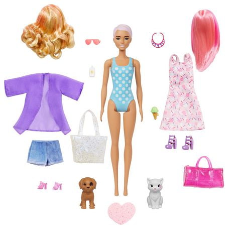 Click here for Barbie Day-To-Night Color Reveal Doll With 25 Surp... prices