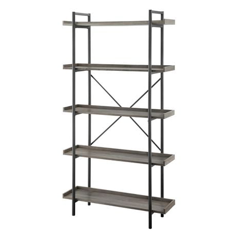 Click here for Manor Park 8 Shelf Industrial Bookcase And Storage... prices