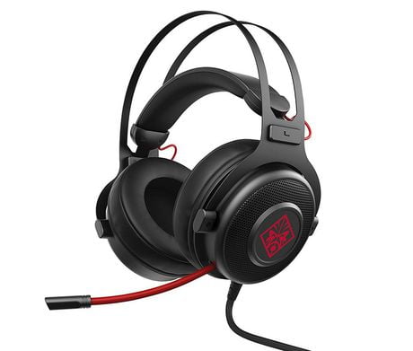 Click here for Omen By Hp Wired Gaming Headset 800 (Black/Red) Bl... prices