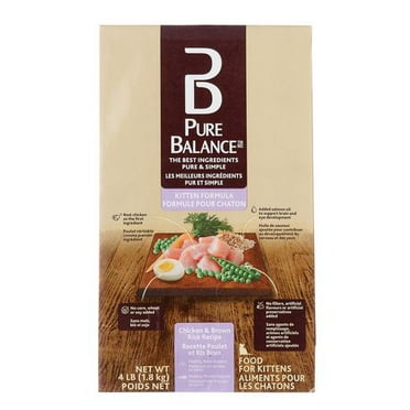 Pure Balance Indoor Hairball Control Adult CAT Formula Dry CAT Food, 3 ...