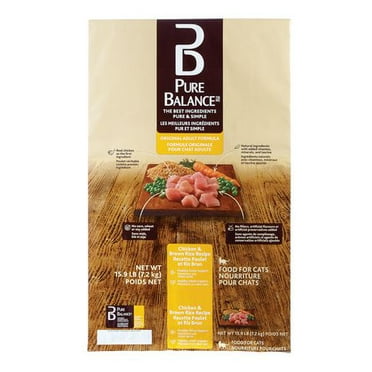 Pure Balance Indoor Hairball Control Adult CAT Formula Dry CAT Food, 3 ...